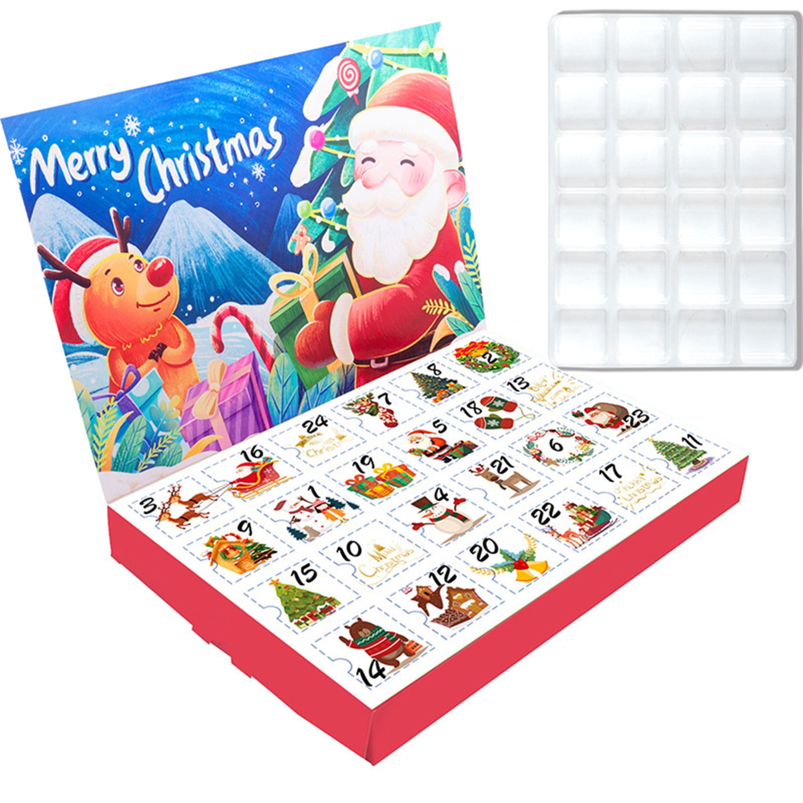 Countdown Sets Clearance Sale, 2024 Empty Advent Calendar: 24 Self ...