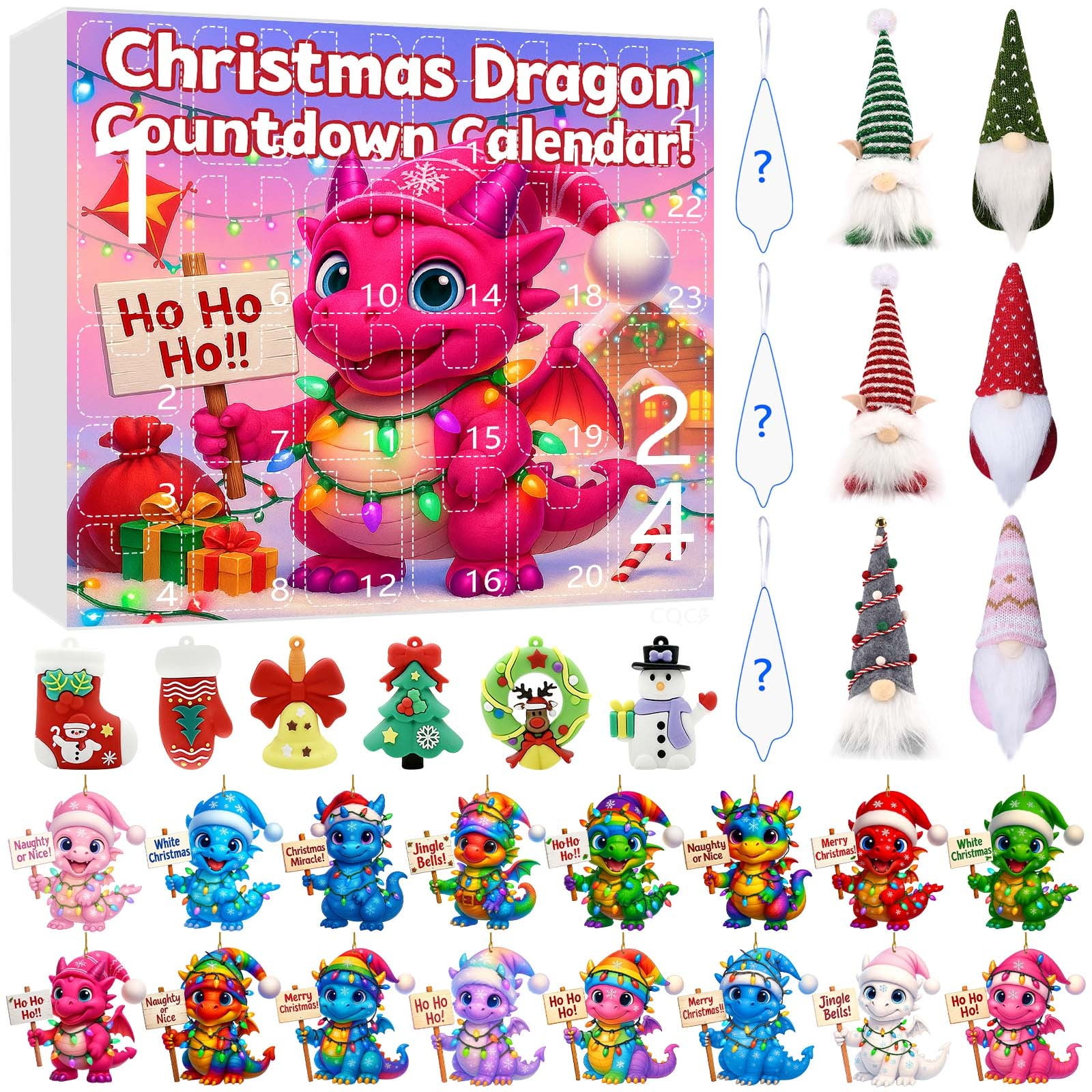 Countdown Sets Countdown Advent Calendar for 2025 - 2D/3D Ornament ...