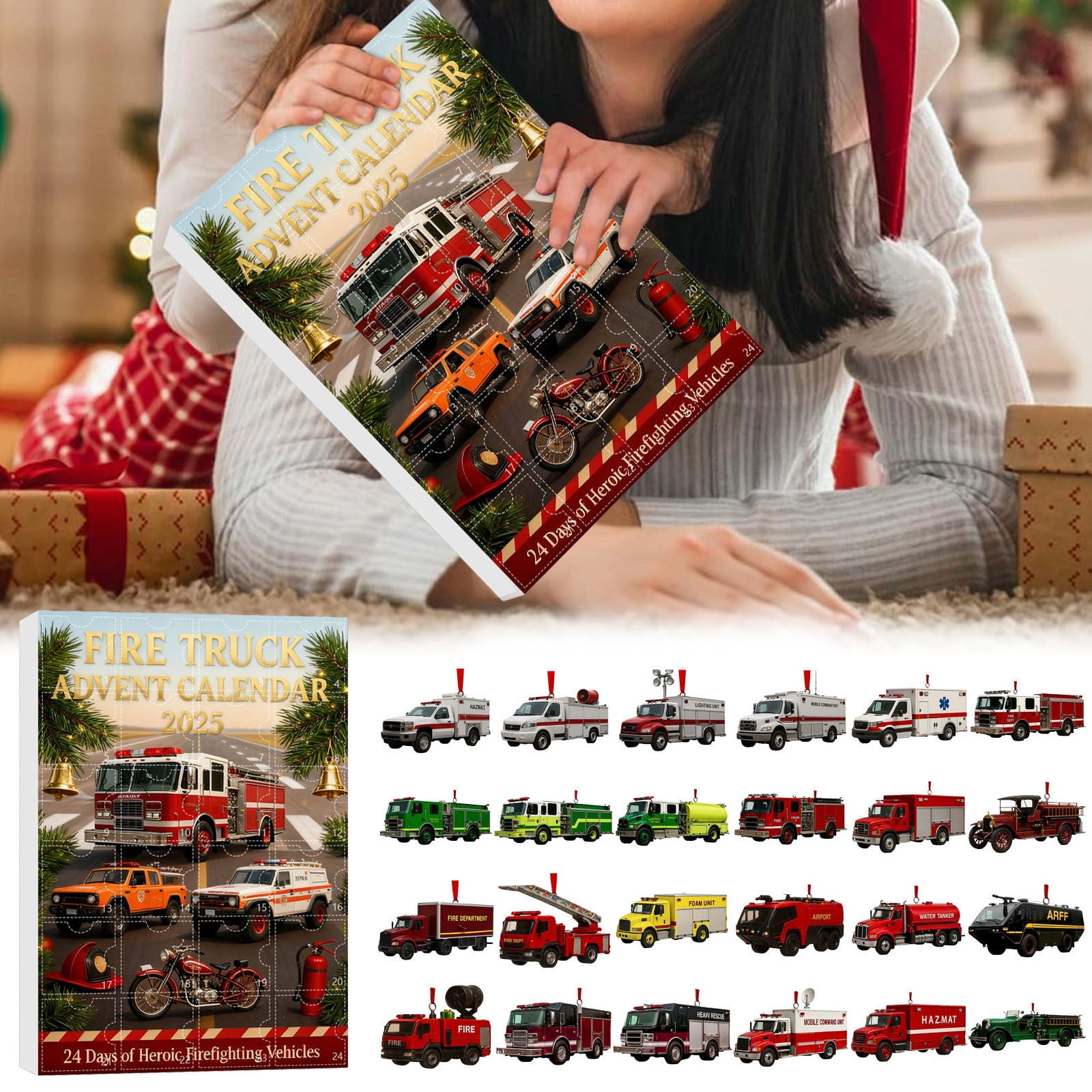 Countdown Sets Fire Advent Calendar 2025 24 Day Holiday Countdown ...