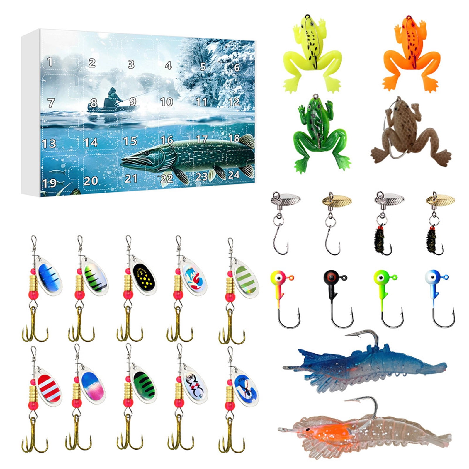 Countdown Sets Fishing Advent Calendar 2024 for Adults and Teens - for ...