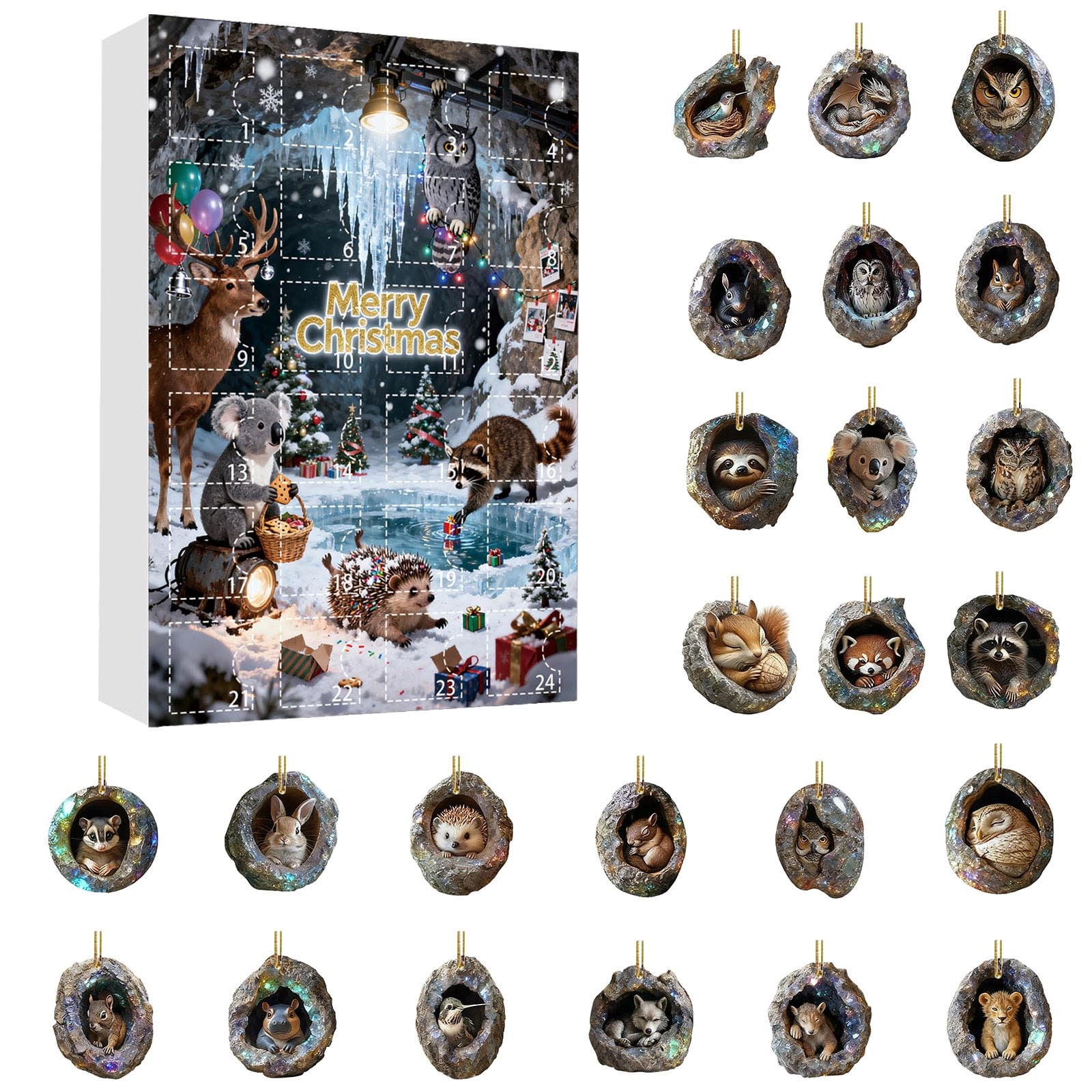 Countdown Sets Inspirational 24 Day Animal Themed Countdown Calendar ...