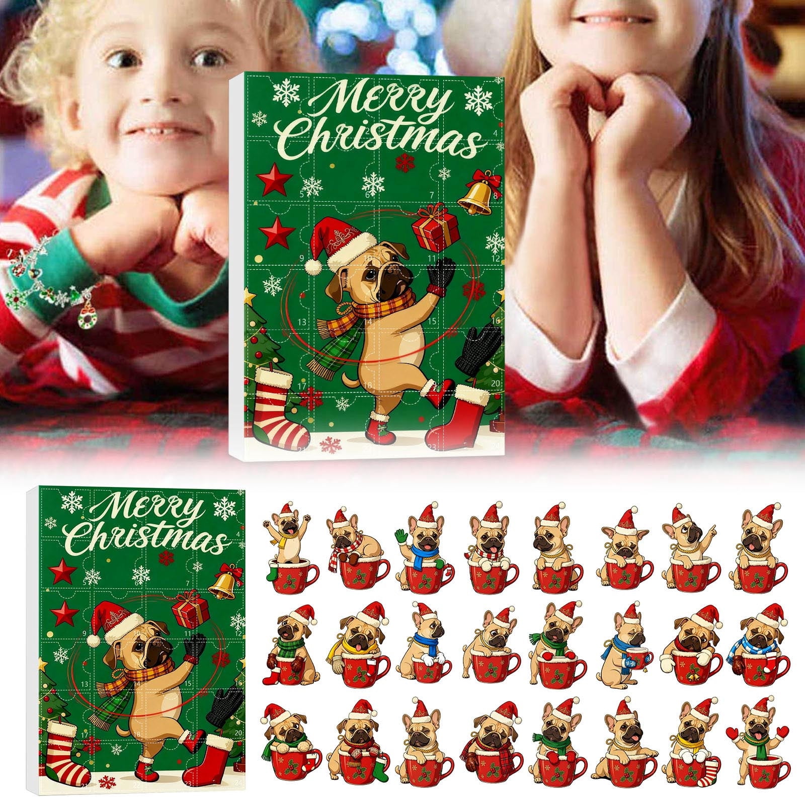 Countdown Sets for 24 Days Acrylic Advent Calendar 2025 Unique Cute ...