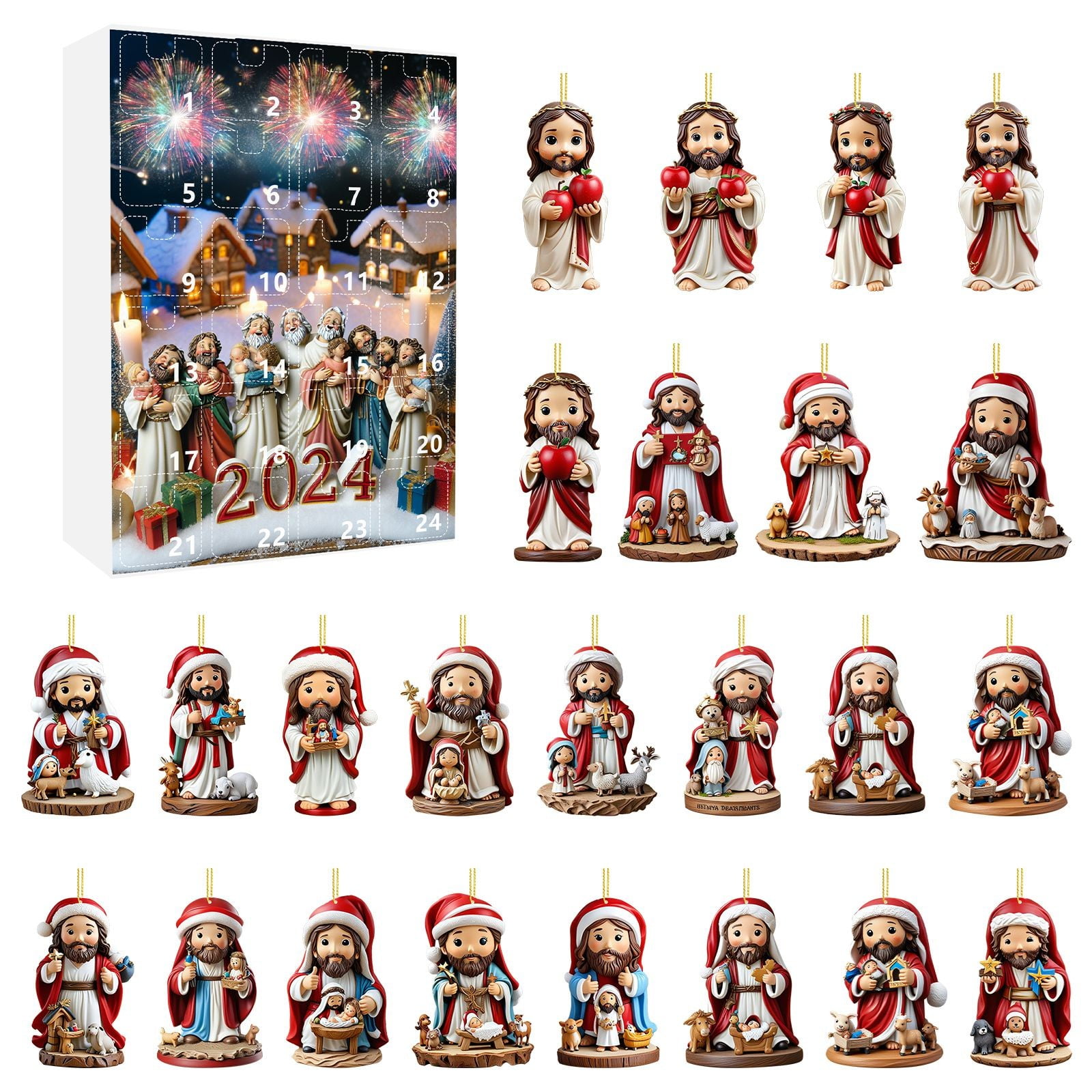 Countdown Sets for 2D Christmas Home Advent Calendar 2024 Christmas ...