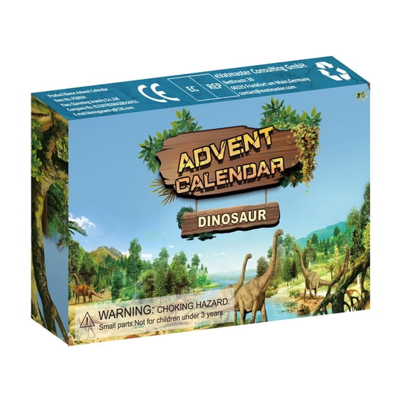 Countdown Sets for Digital Christmas Dinosaur Advent 24 Countdown Toy ...