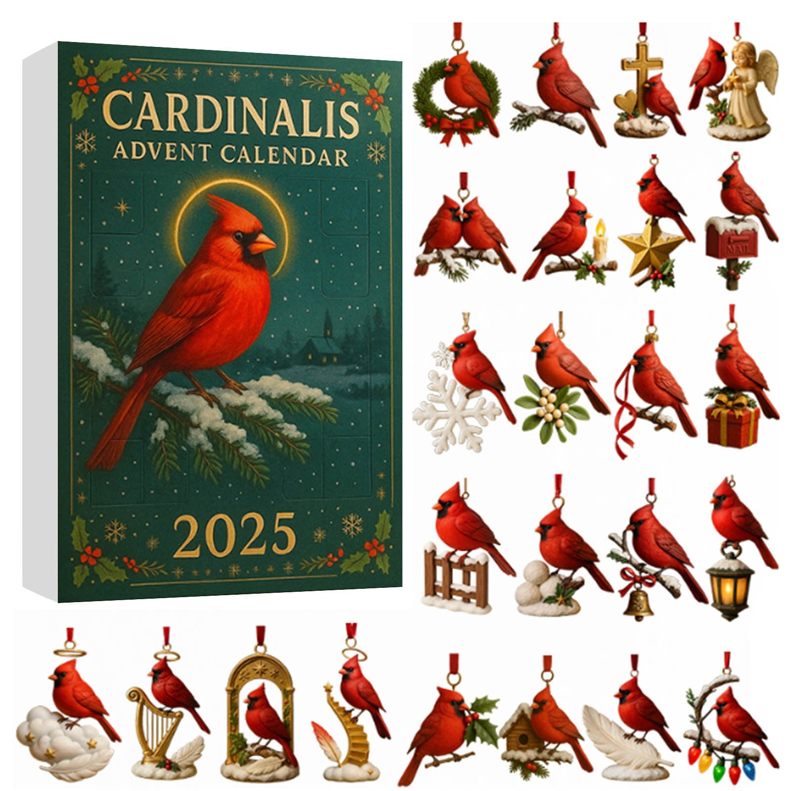 Countdown Sets for Home 2025 Advent Calendar Acrylic 2D Countdown ...