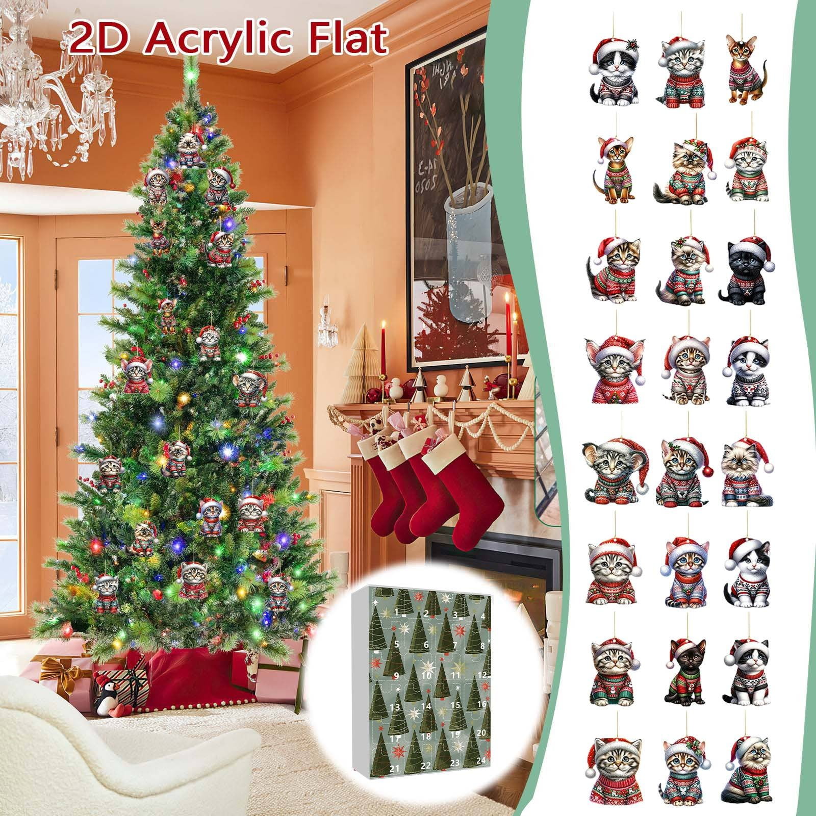 Countdown Surprise Advent Calendar With 24 Hidden Holiday Surprises For ...