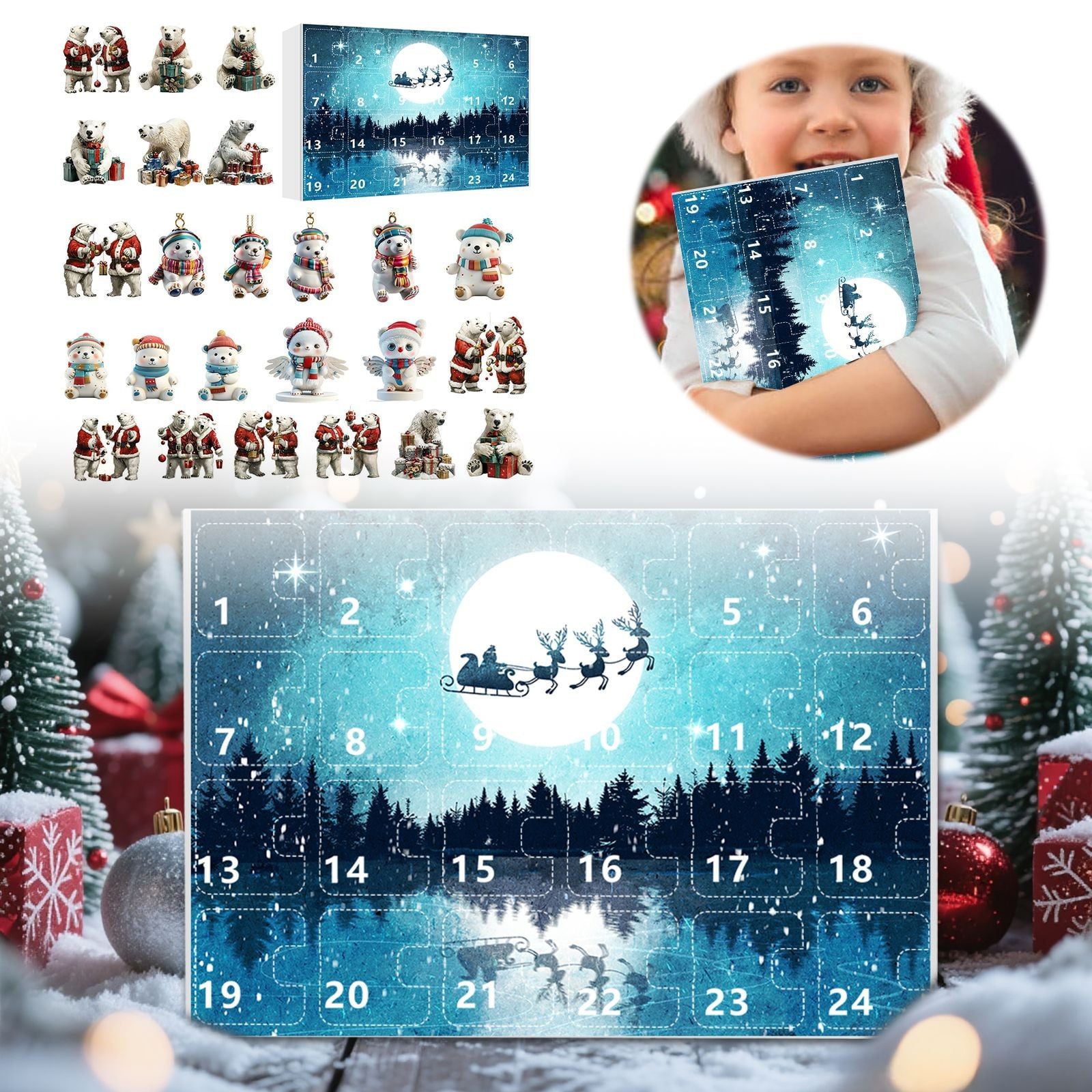 Countdown Surprise Advent Calendar for Kids - Holiday Blind for Family ...
