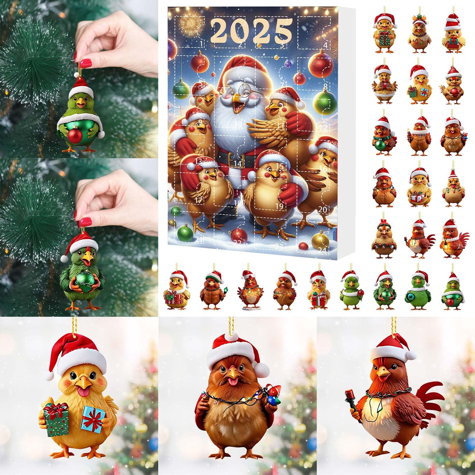 Countdown Surprise Blind Set Mystery Advent Calendar Collectible Toy ...