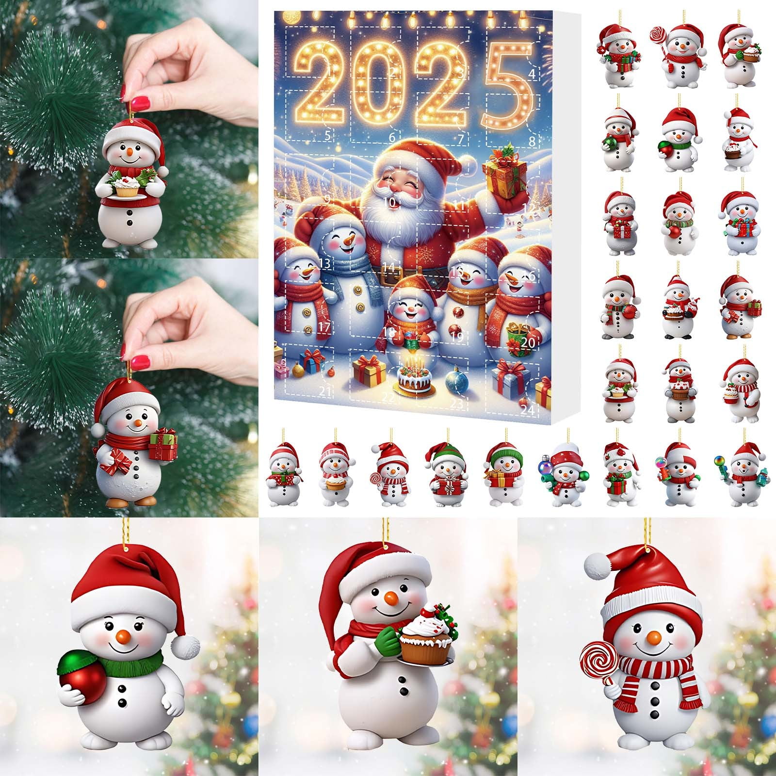 Countdown Surprise Blind Set Mystery Advent Calendar Collectible Toy ...