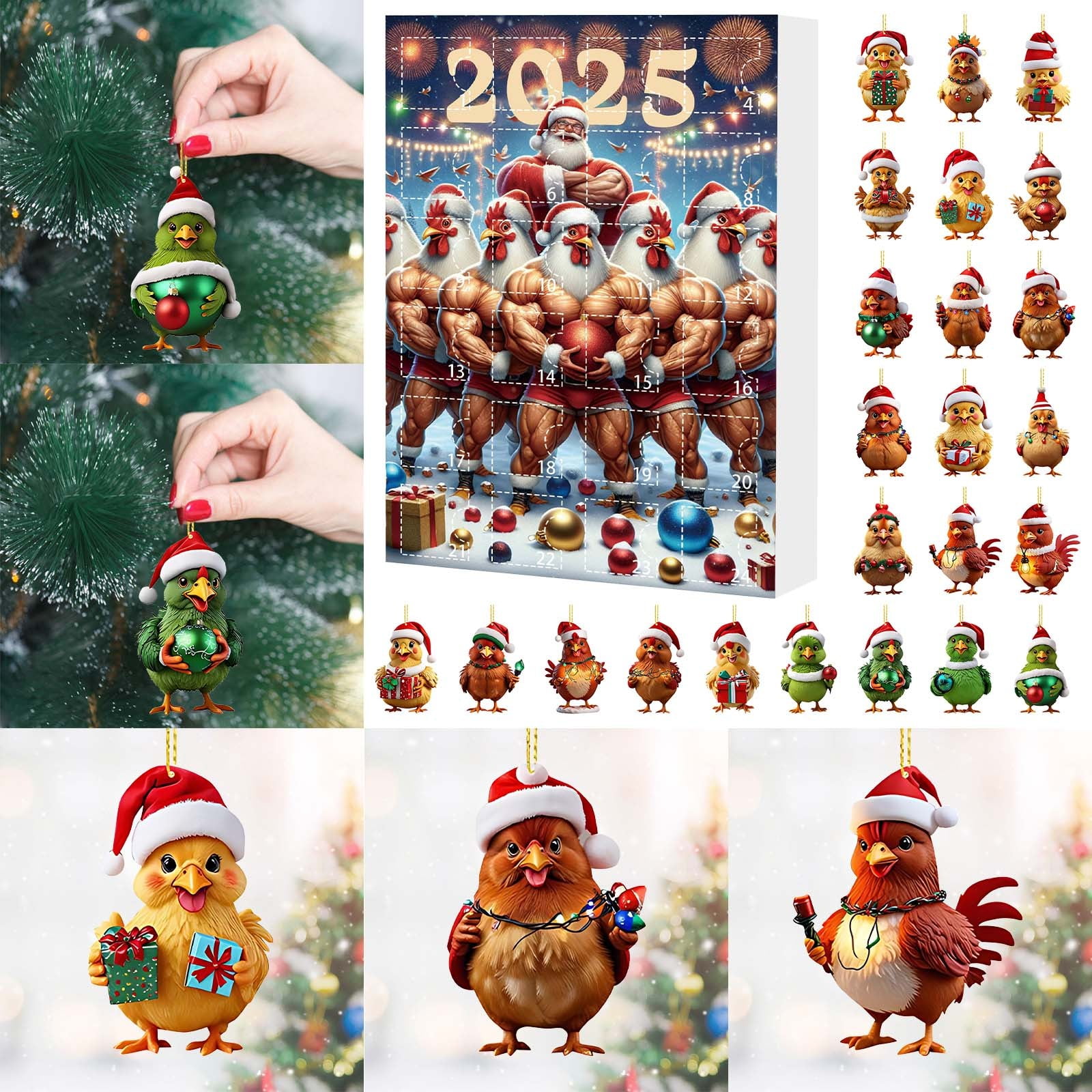 Countdown Surprise Blind Set Mystery Advent Calendar Collectible Toy ...
