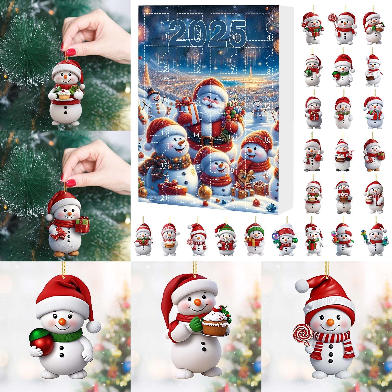 Countdown Surprise Blind Mystery Advent Calendar Collectible Toy Set ...