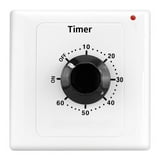 Countdown Timer Switch AC250V 15A Electronic Mechanical Countdown Controller TIMING 60MIN ...
