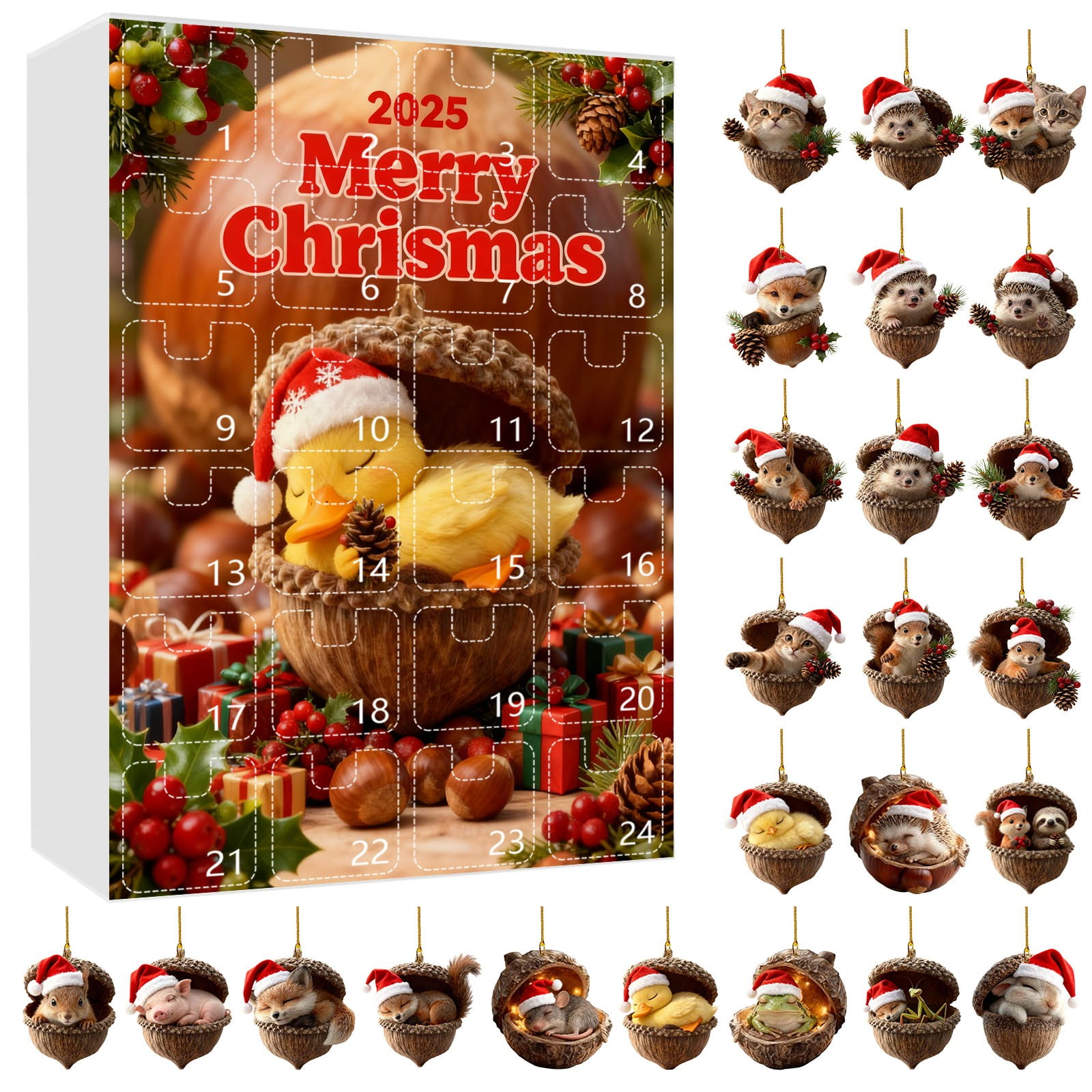 Countdown sets Countdown Calendar for Indoor Outdoor Use with 24 ...