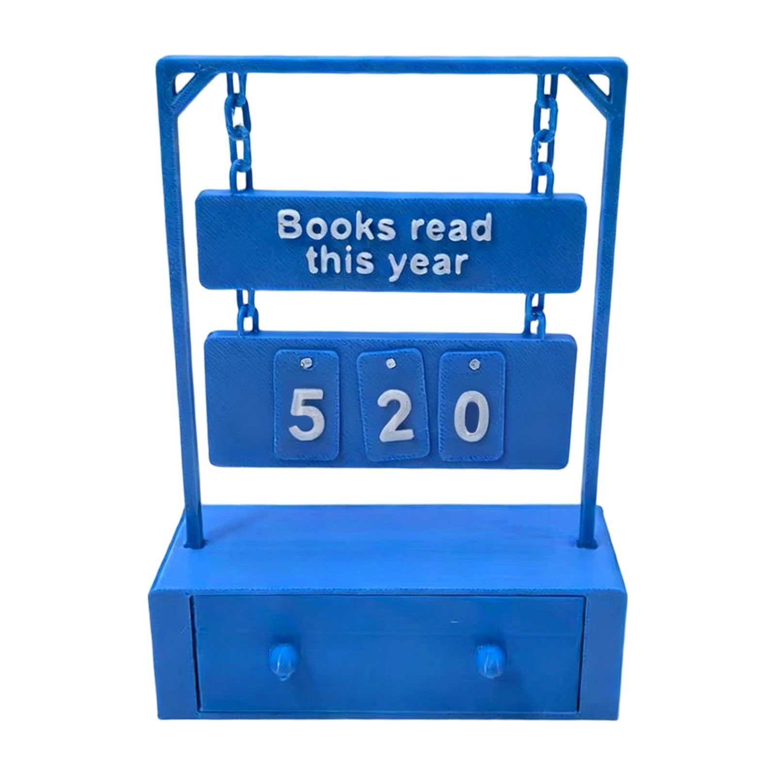 Counter 3D Printed Reading Shelf Sign for Living Room Book Lovers with ...