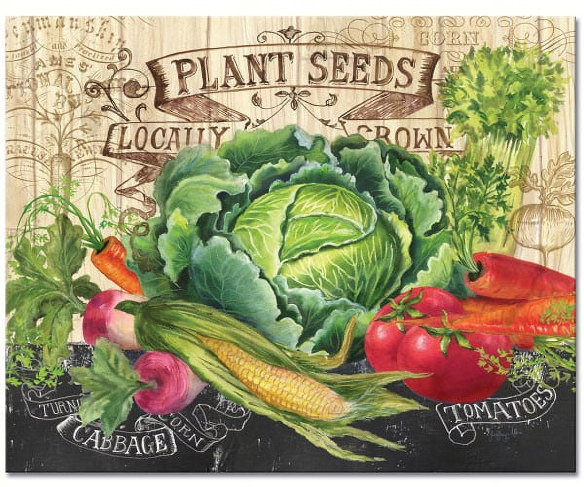 CounterArt Our Farm 12" x 15" Tempered Glass Counter Saver - Walmart.com