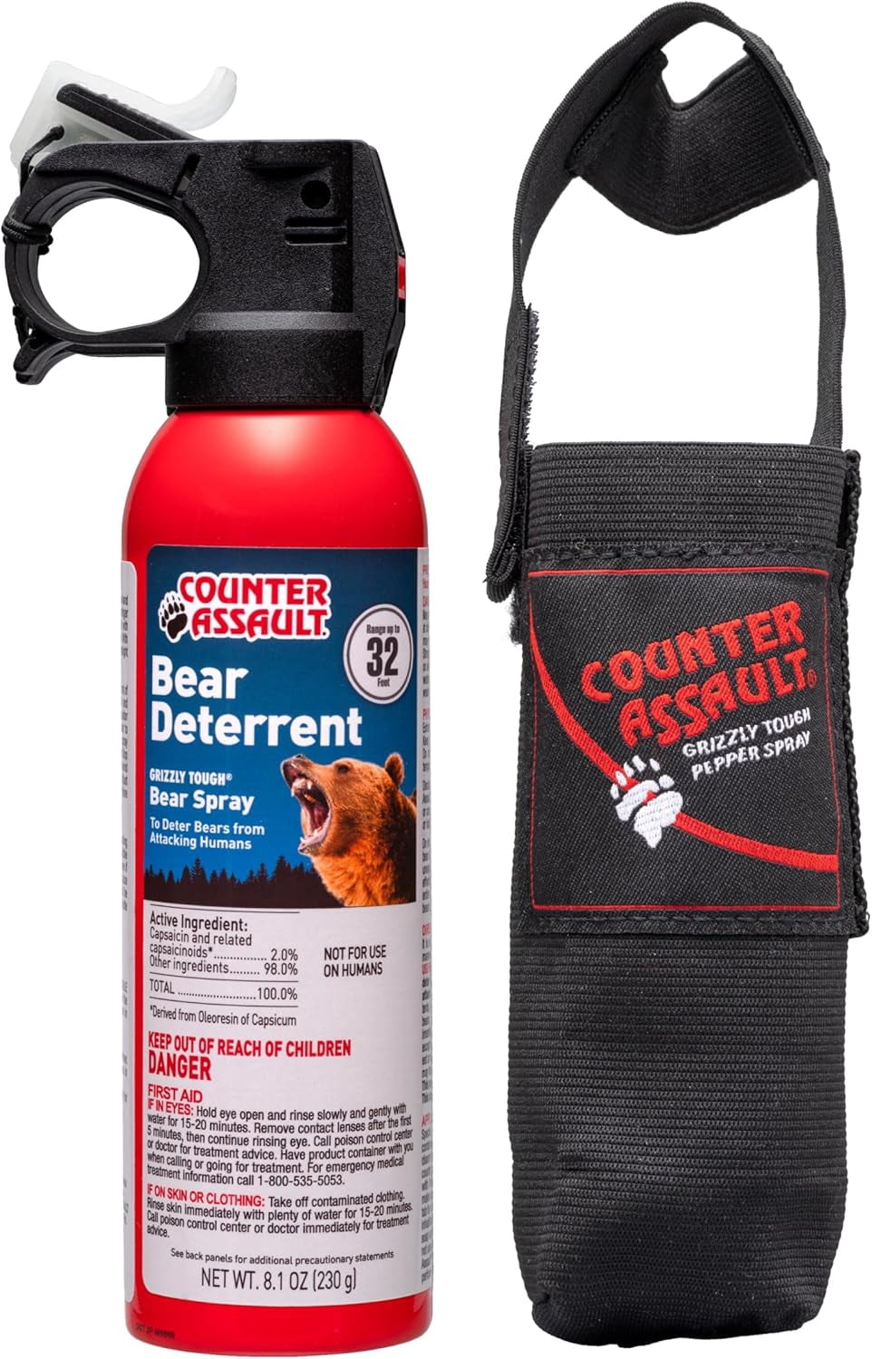 Counter Assault Spray - Bears, Mountain Lions, Coyotes - Long-Range ...