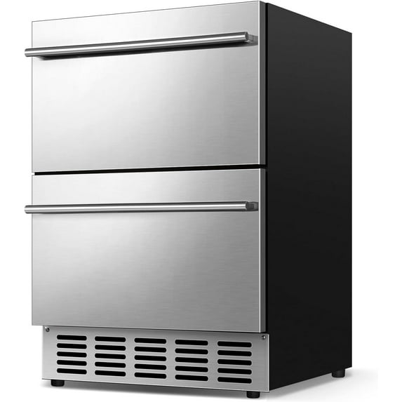 Under Counter Beverage Refrigerator 24 Inch, Outdoor Drawer Fridge ...