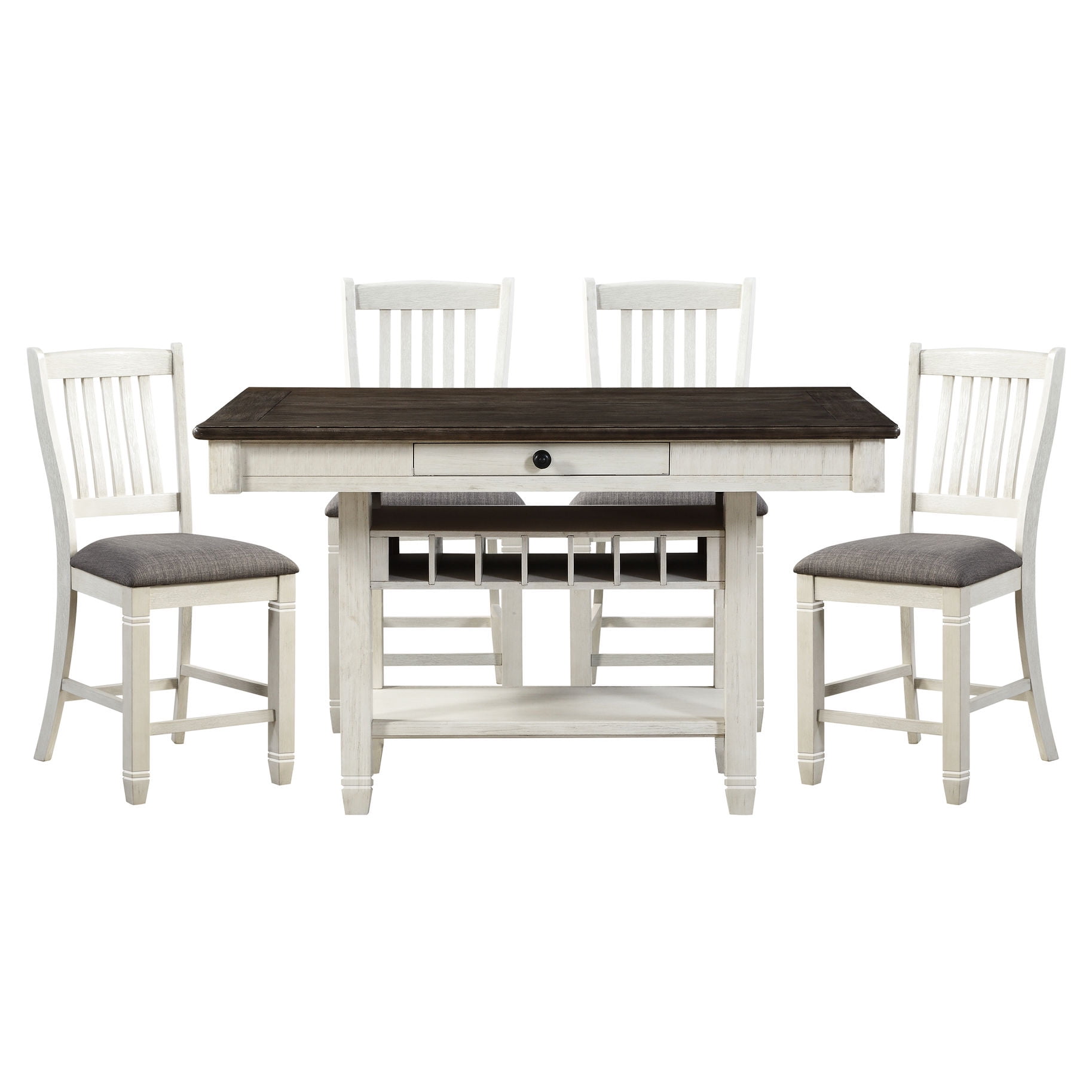 Counter Height 5pc Dining Set | Ideal for Family Meals in Dining Room ...