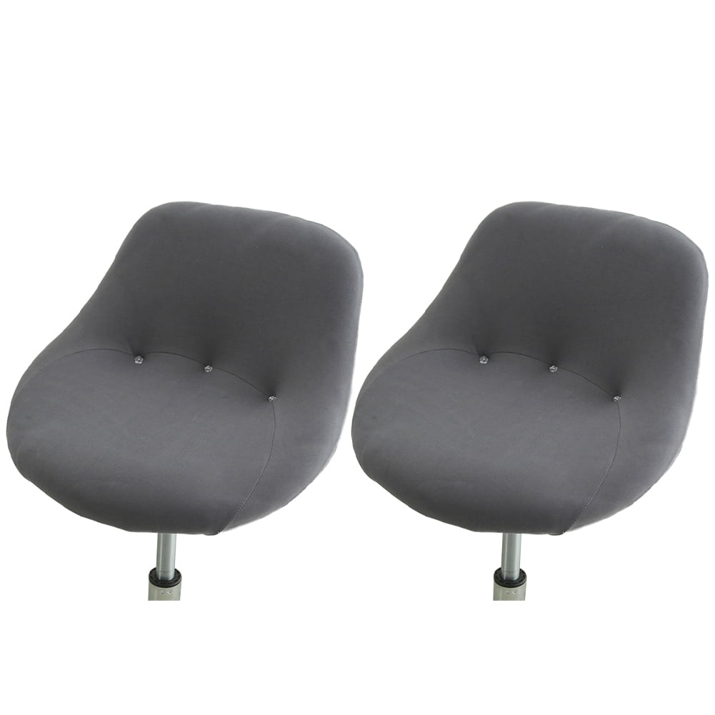 Counter Height Bar Chairs Cover Set of 2 Jacquard Swivel Bar Stools ...