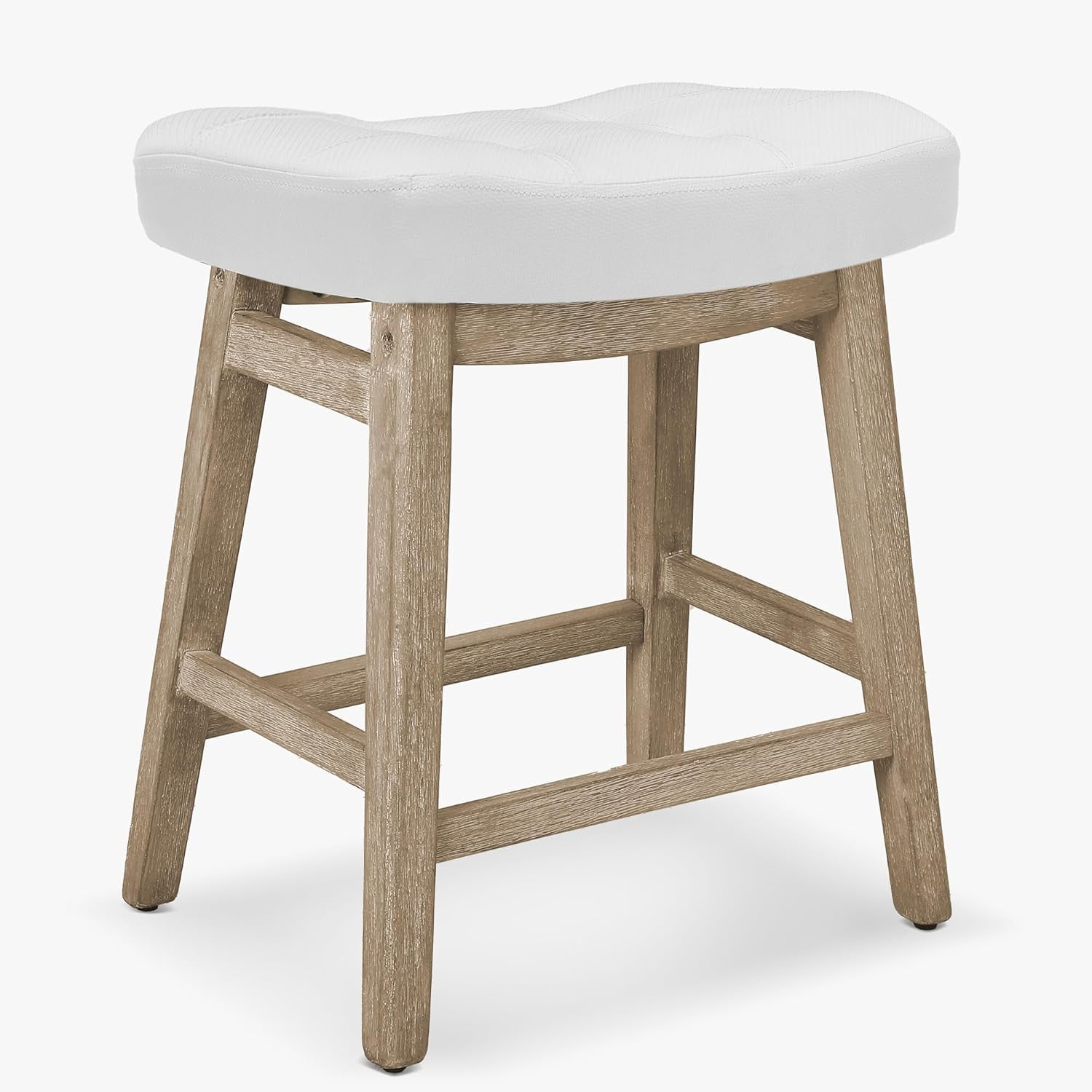 Counter Height Bar Stool for Kitchen Counter, Modern Backless Barstool ...