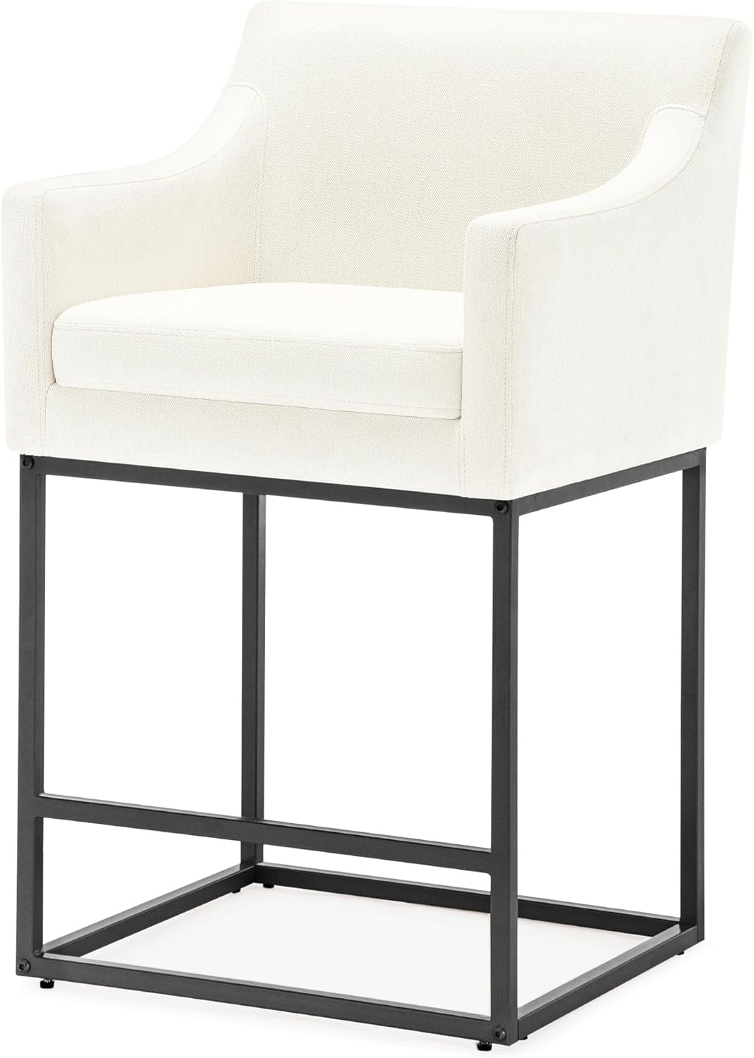 Counter Height Bar Stools, Modern Counter Stools with Barrel Backrest ...