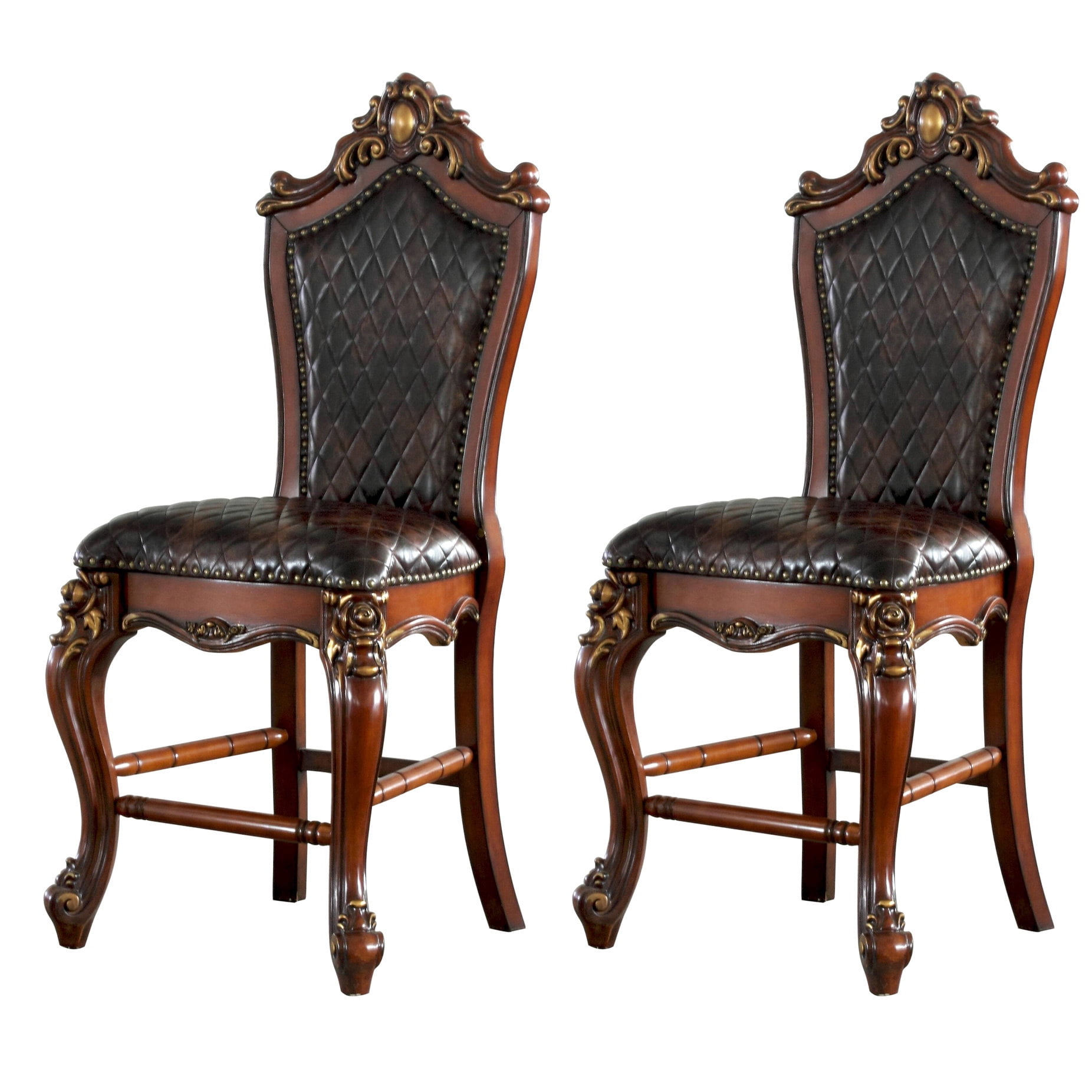 Counter Height Chairs for Dining | Queen Anne Legs and Traditional ...