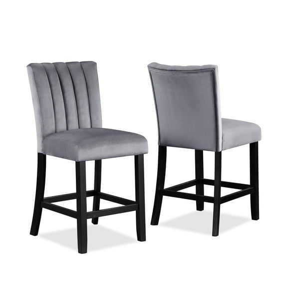 Counter Height Dining Chairs in Gray/Black | Modern Style for Dining ...