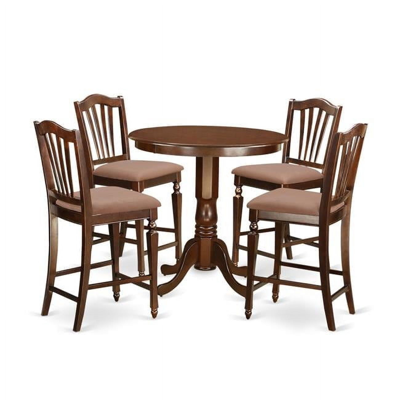 Counter Height Dining Table & 4 Kitchen Chairs, Jackson - Walmart.com