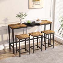 Small Kitchen Table Set 3 PCS, Dining Room Breakfast Table Set for 2 ...