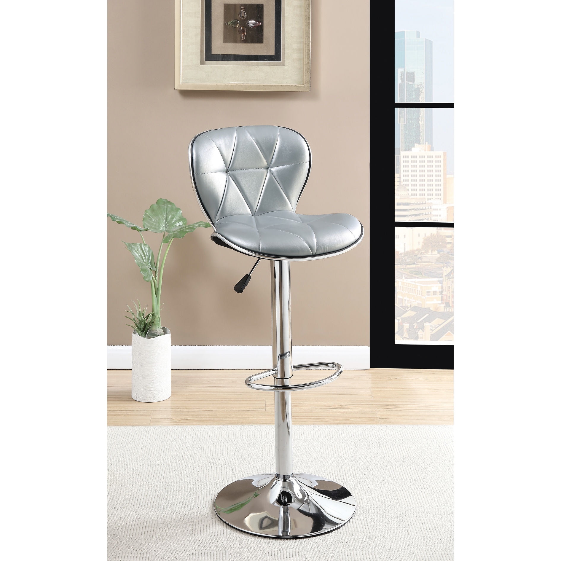 Counter Height Stool Set of 2 | Adjustable for Kitchen Island and ...