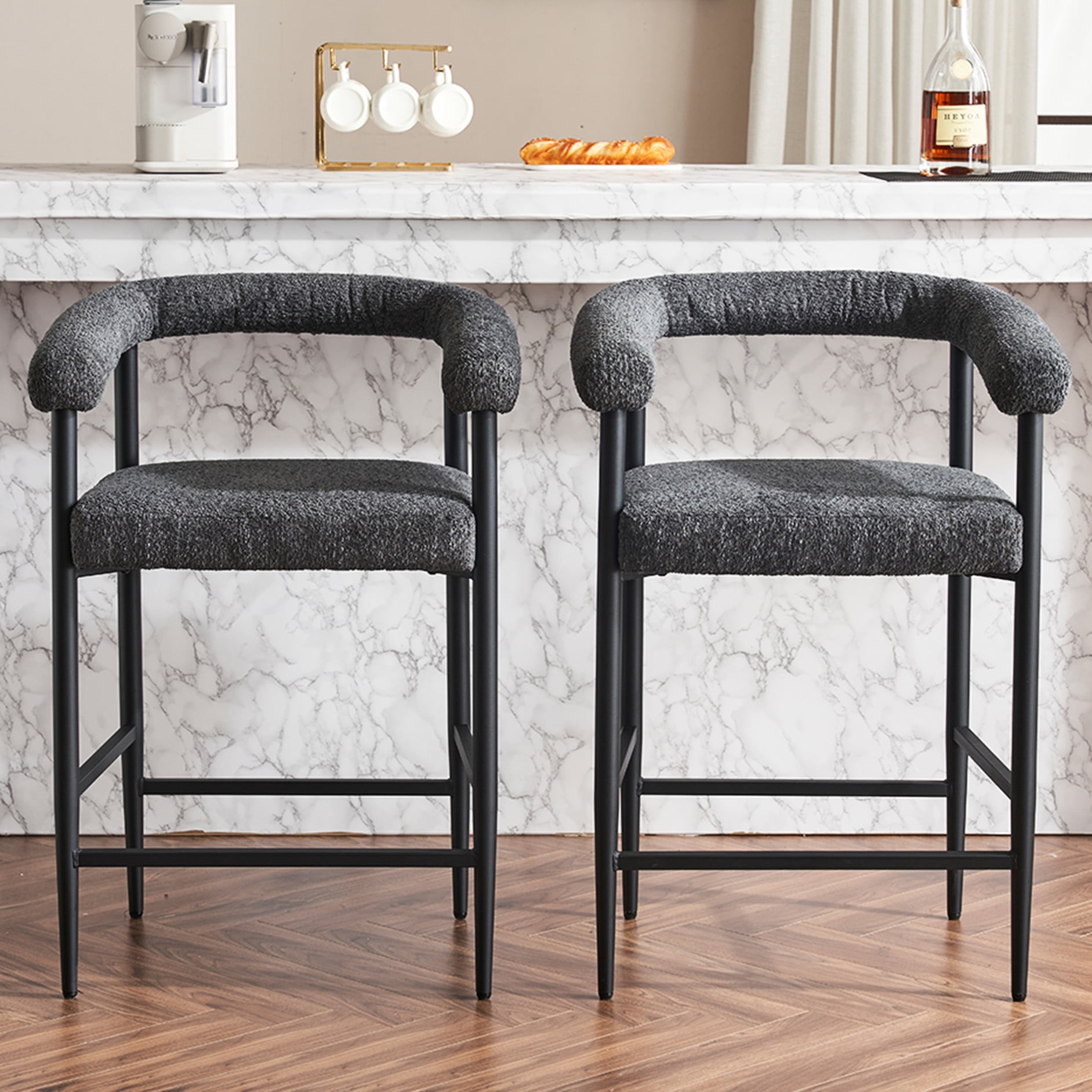 Counter Height Stools Set | Great for Kitchen Island & Home Bar ...