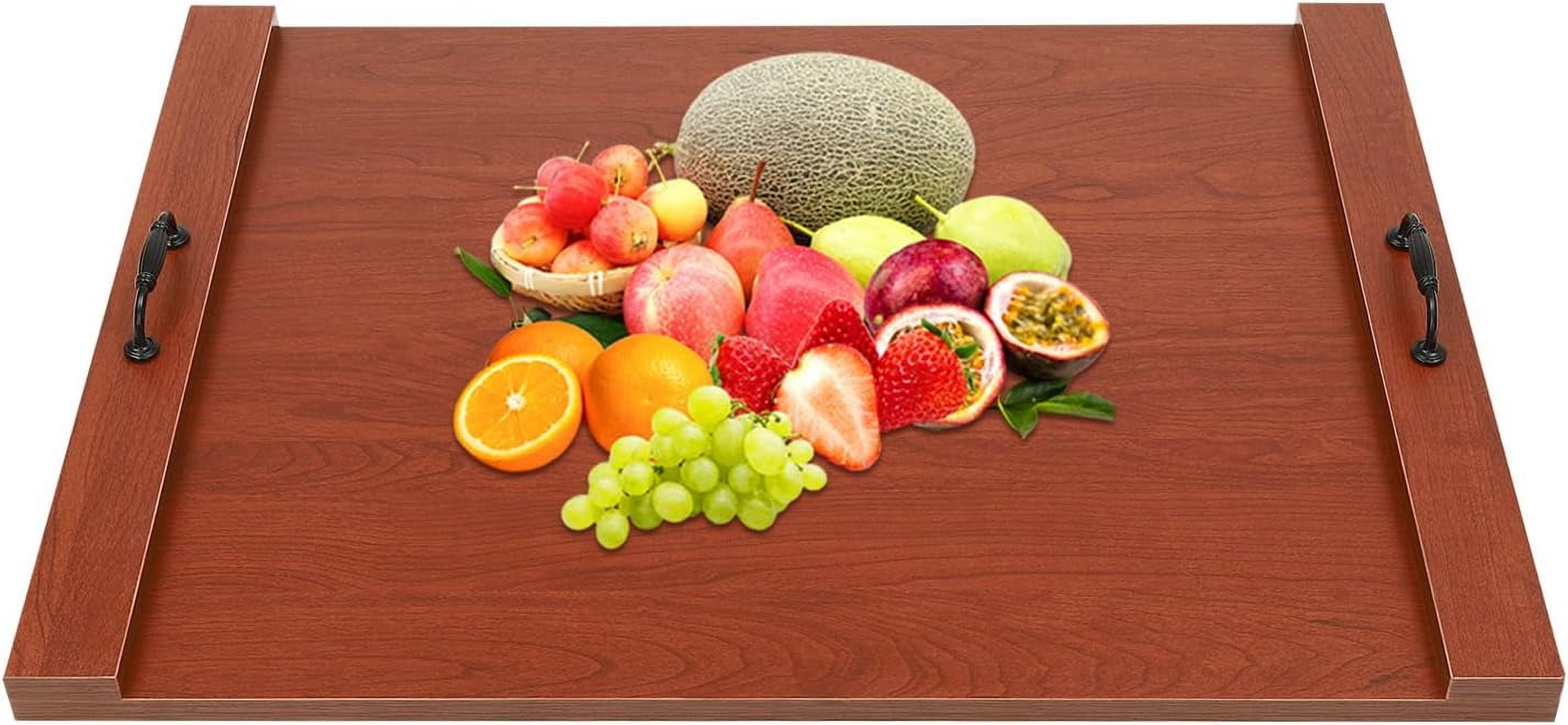 Counter Space Top Cover with Handles Decorative Tray Solid Wood Noodle Board Stove Cover ...