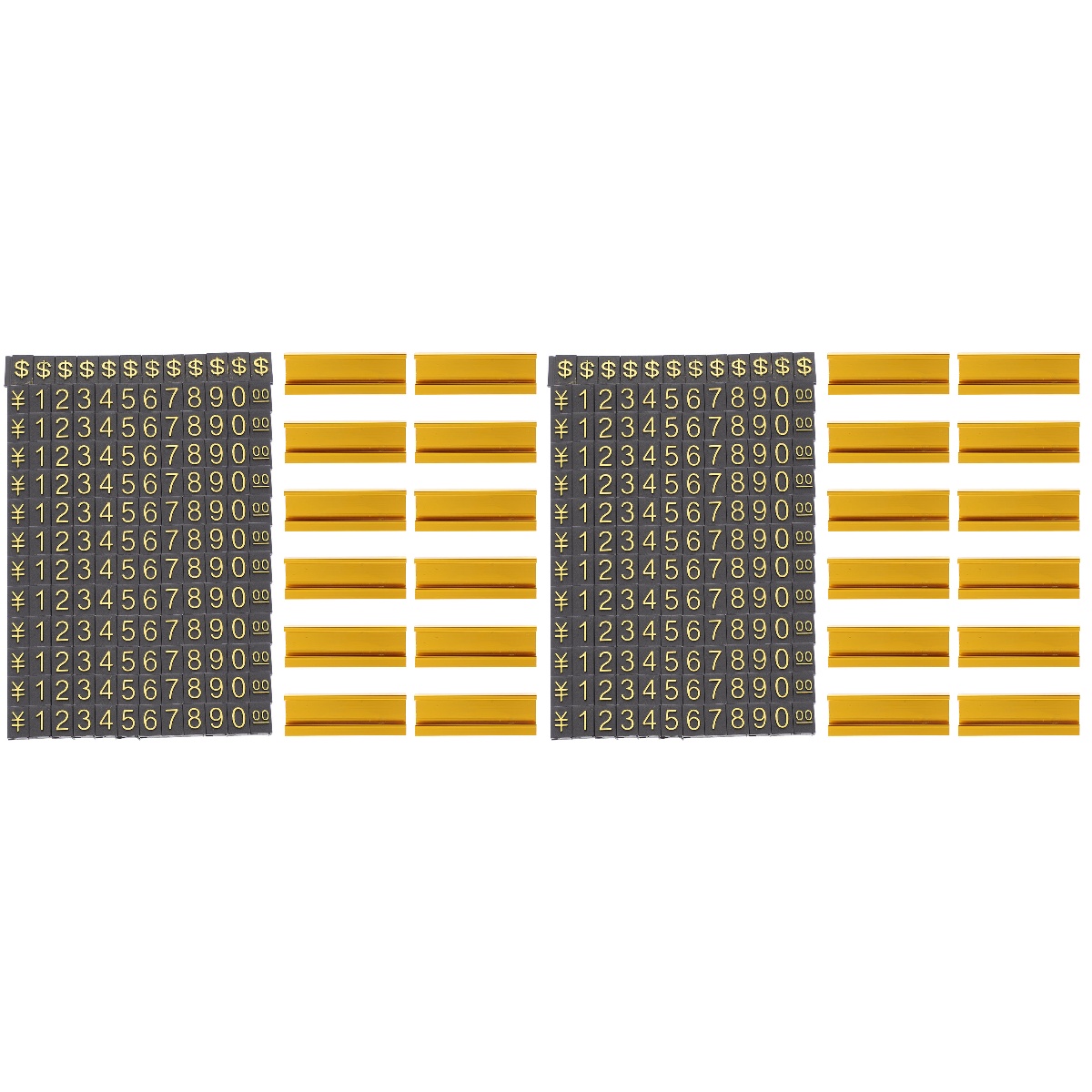 Counter Stand Tags Number Commodity Labels Product Display Shelves ...