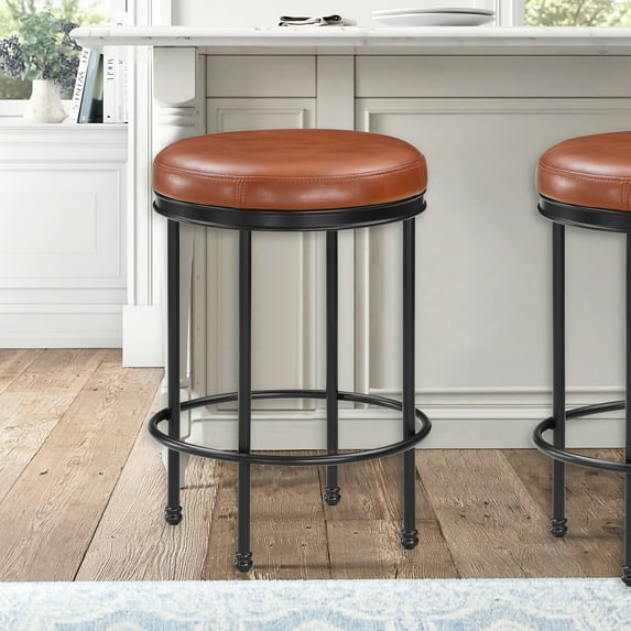 Counter Stool / Fully Assembled, Scratch-Resistant Metal Frame ...