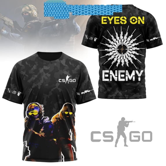 Counter-Strike Global Offensive Eyes On Enemy Fan Hoodie T-Shirt ...