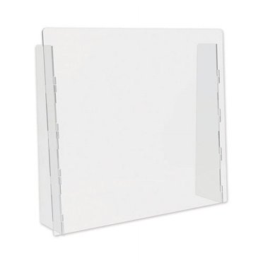 Mounting Safety Barrier With Full Shield, 23.75" X 31.75", Acrylic ...