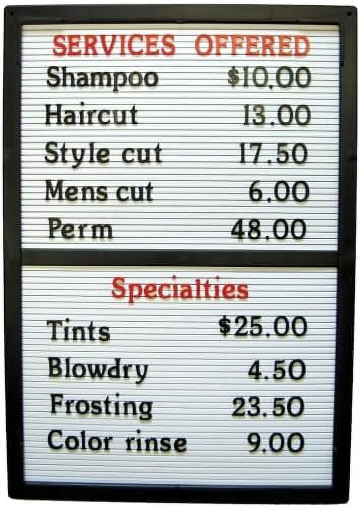 Counter/Wall Message Board Sign with Interchangeable Letters - Walmart.com