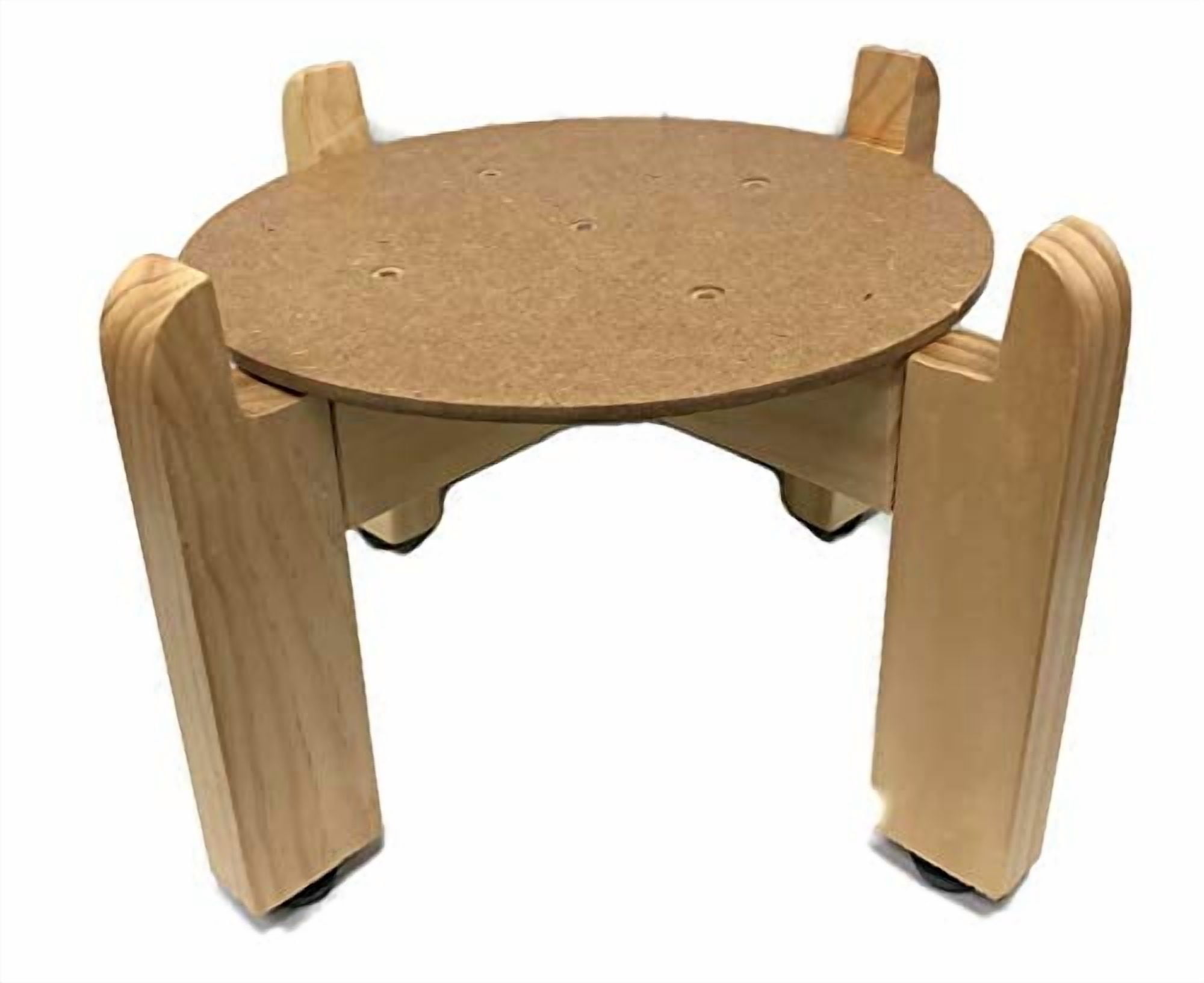 Counter Wood Stand 7.5", Drinking Water Crock Stand Natural Color ...