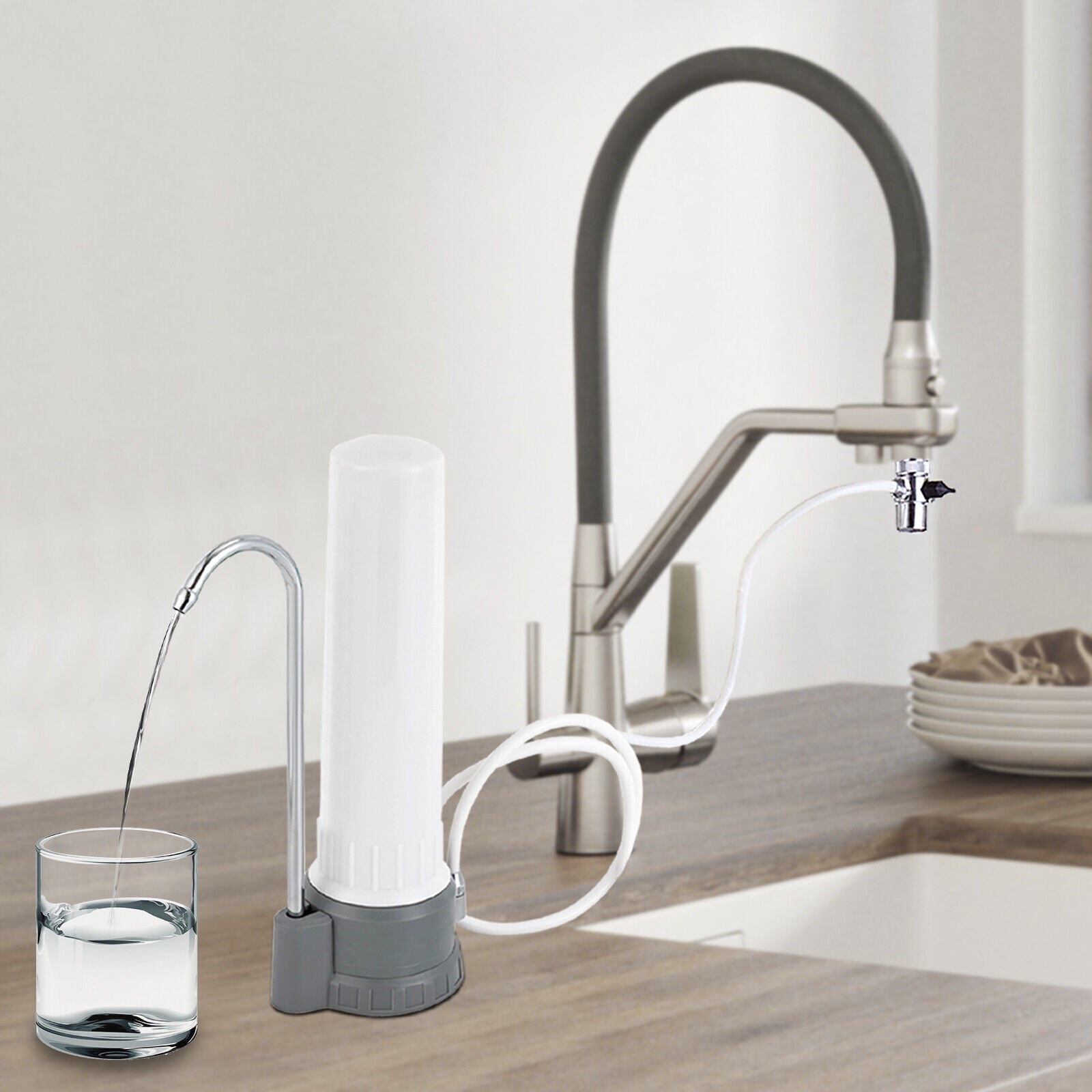 Counter top water filter desktop water purifier(Cartridge Included ...
