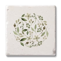 CounterArt Sea Turtle Natural Absorbent Shell Stone Coaster 4-Pack ...