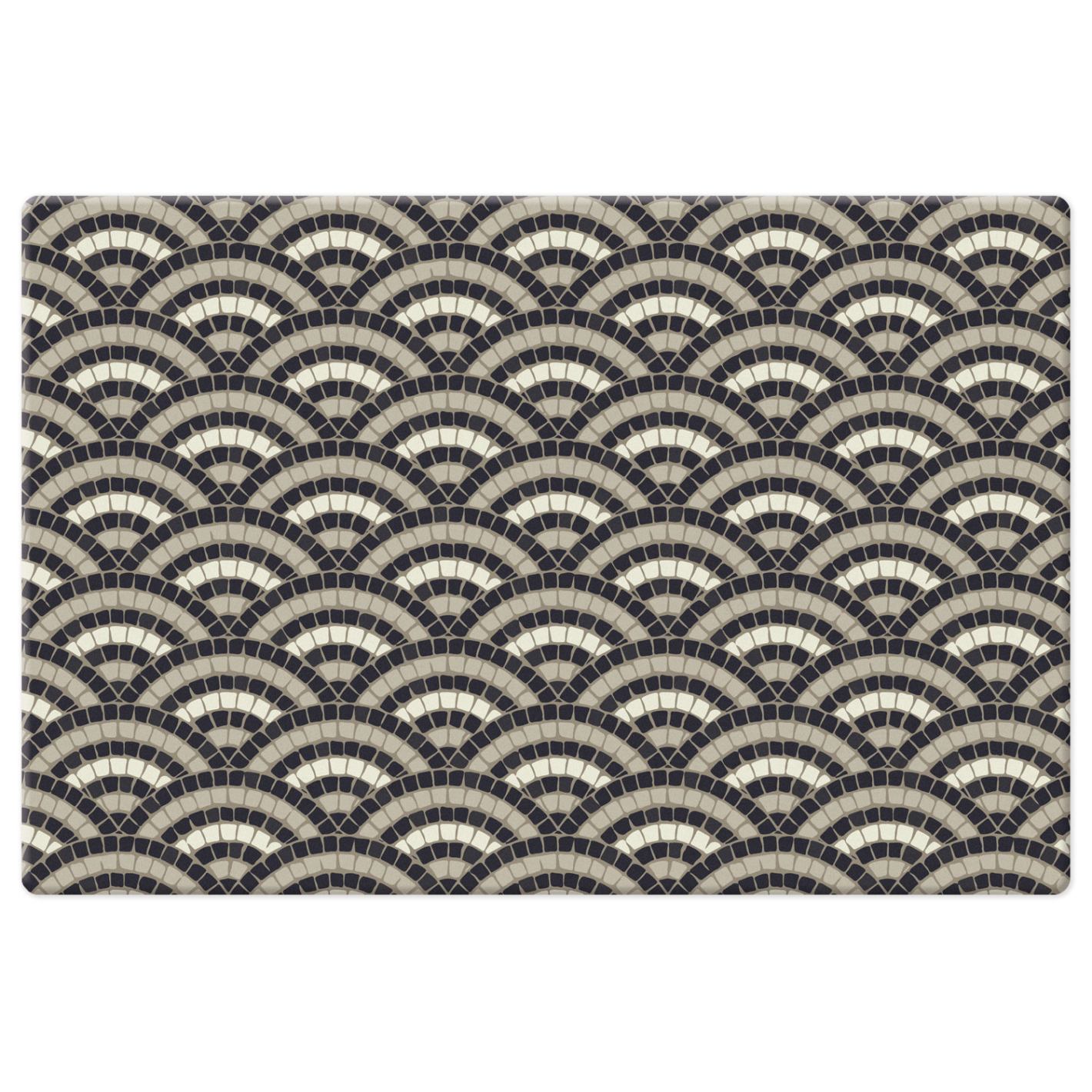 CounterArt "Mosaic Fan" 30” x 20” Decorative Vinyl Comfort Floor Mat ...