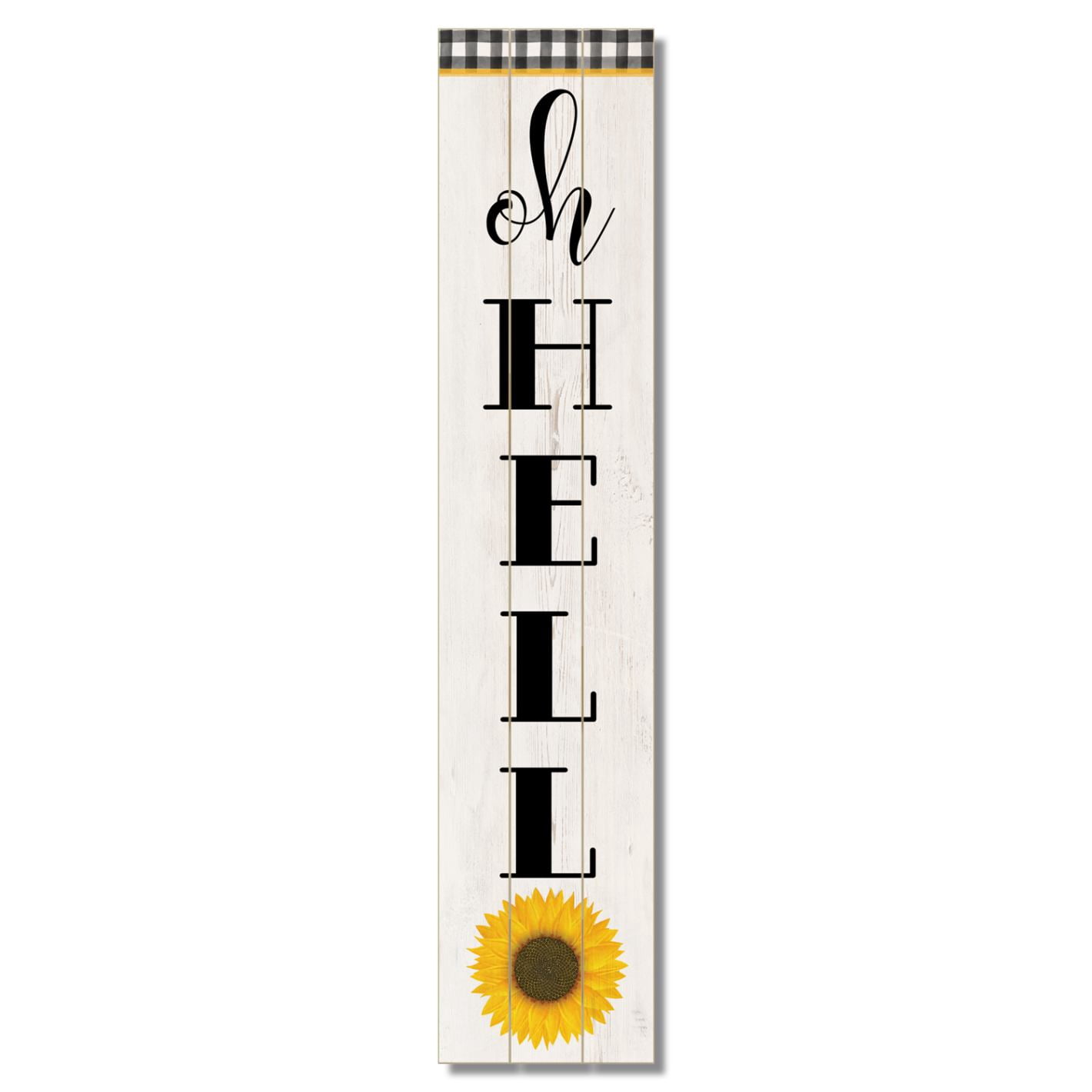 Highland Home "Oh Hello" Pallet Wood Porch Welcome Sign - Walmart.com