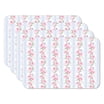 CounterArt Spring Meadows 4-Pack Reversible Plastic Tabletop Placemats ...