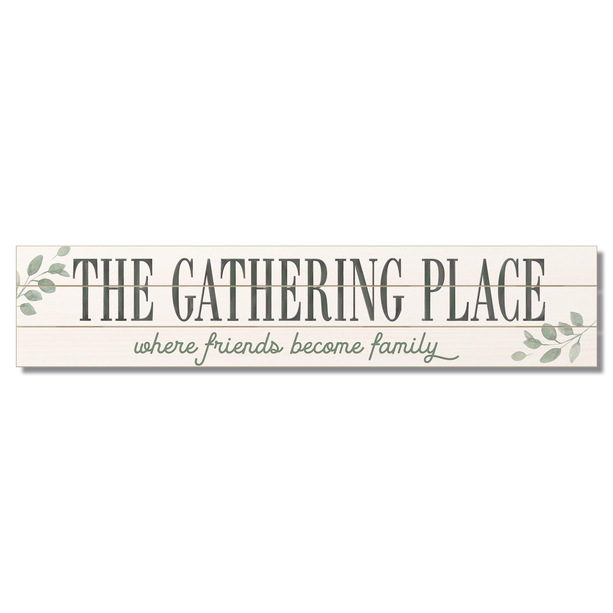 Highland Home "The Gathering Place" Indoor/Outdoor Wood Wall Sign ...