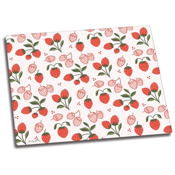 CounterArt Large Kitchen Counter Chopping Board, 3mm Tempered Glass, 15 ...