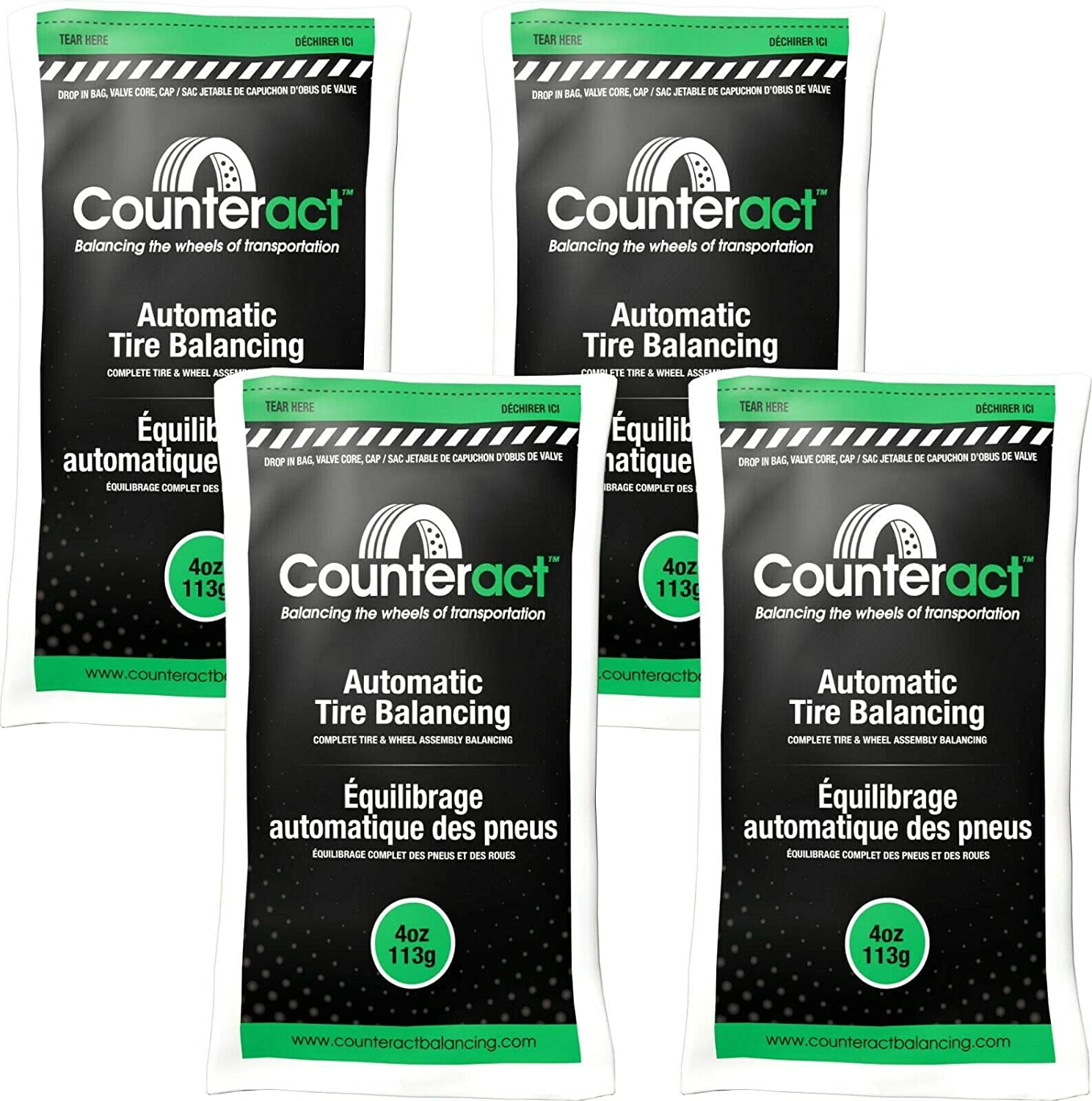 Counteract 4OZ-B4 Centrifugal Force Tire/Wheel Balancing Beads - Off ...