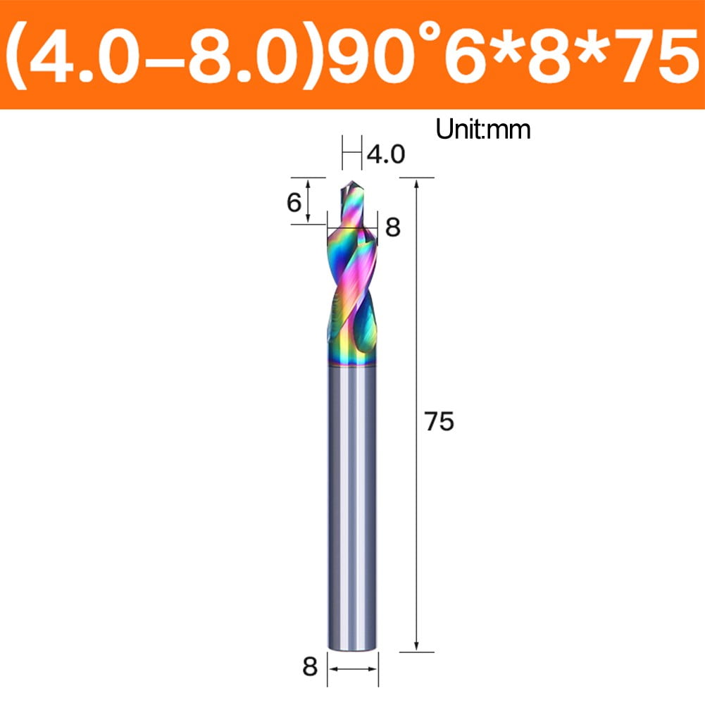 Counterbore Step Chamfer Drill Tungsten Steel Step Drill Two-Stage Step ...