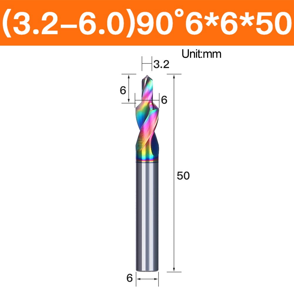 Counterbore Step Chamfer Drill Tungsten Steel Step Drill Two-Stage Step For M3-12M - Walmart.com