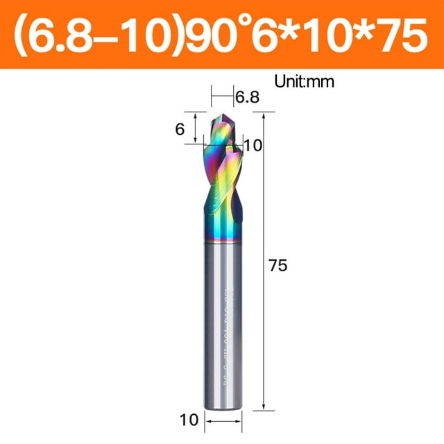 Counterbore Step Chamfer Drill Tungsten Steel Step Drill Two-Stage Step ...