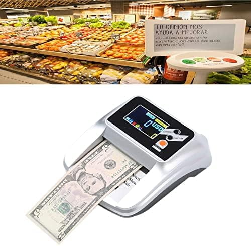 Counterfeit Bill Detector, Portable Fake Currency Reader/Detector ...